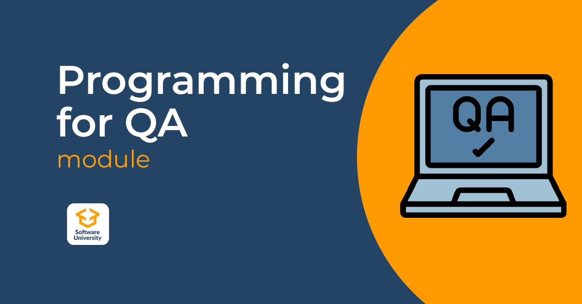Programming For Qa септември 2025 Софтуерен университет