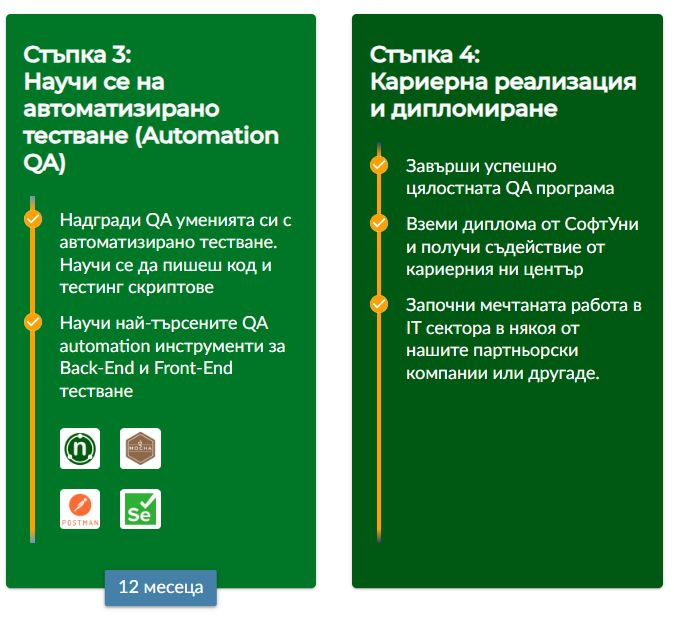 За колко време се става QA (quality assurance) specialist?